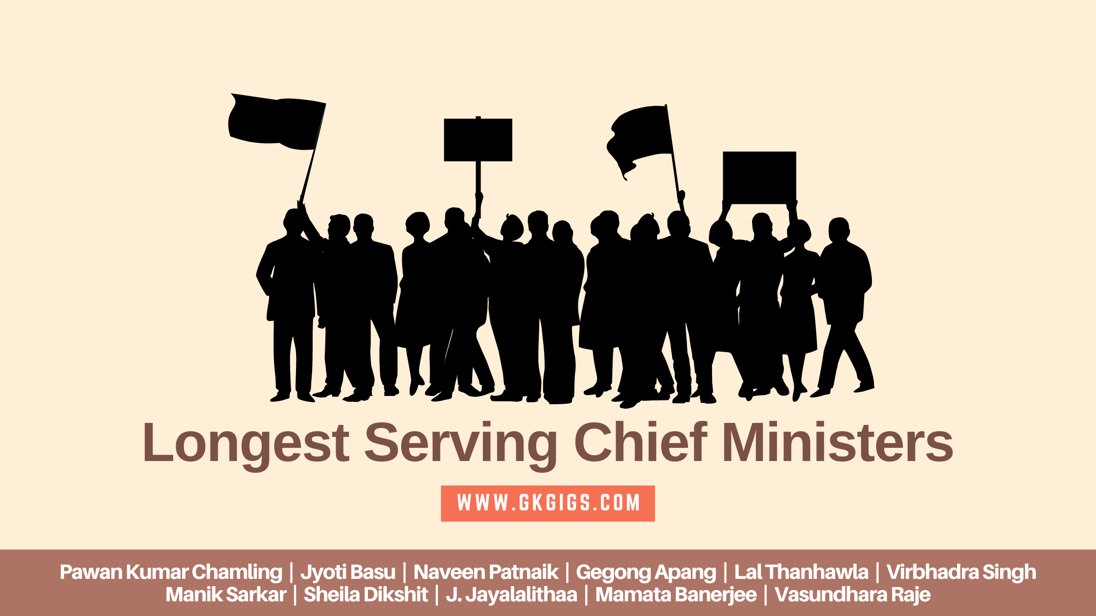 Longest Serving Chief Ministers Of India (2024 Updated) - GkGigs