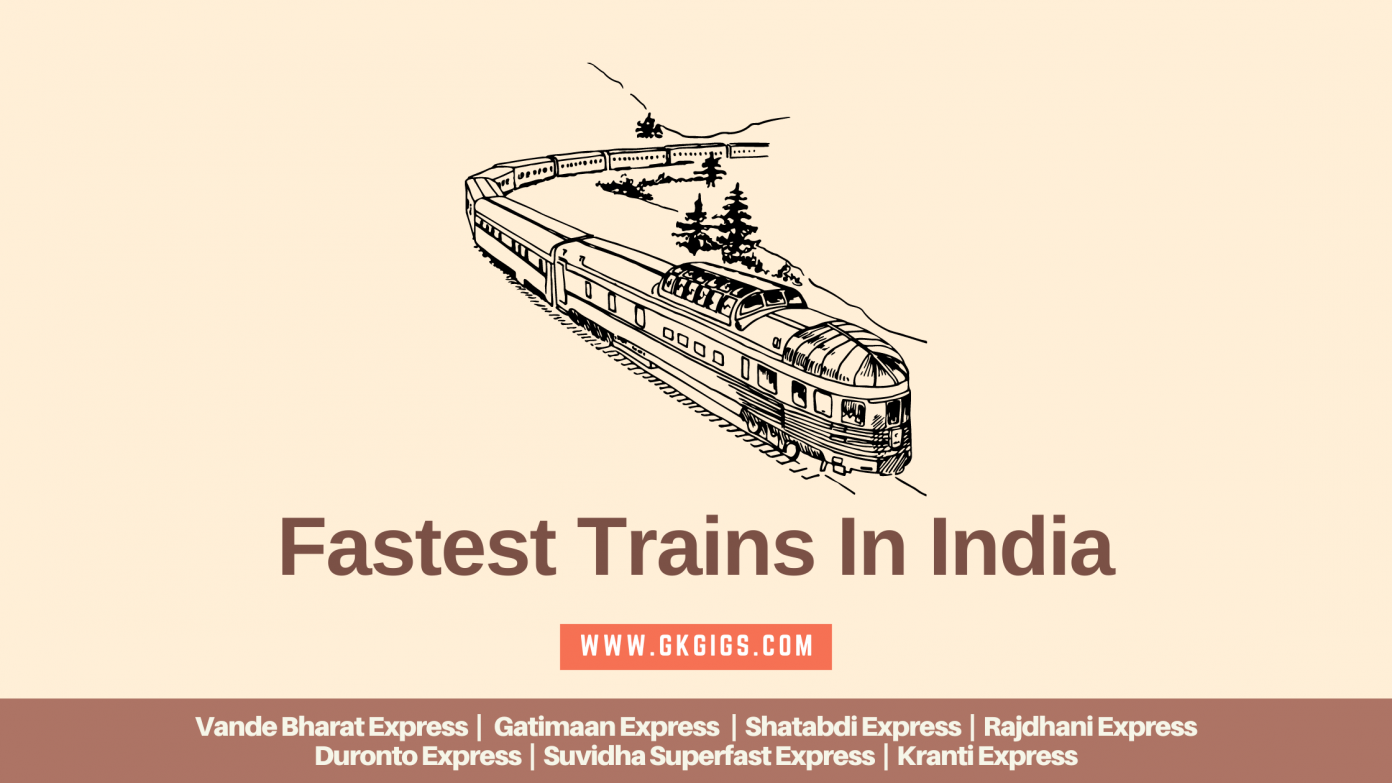 List Of Top 10 Fastest Trains In India (2023) - GkGigs