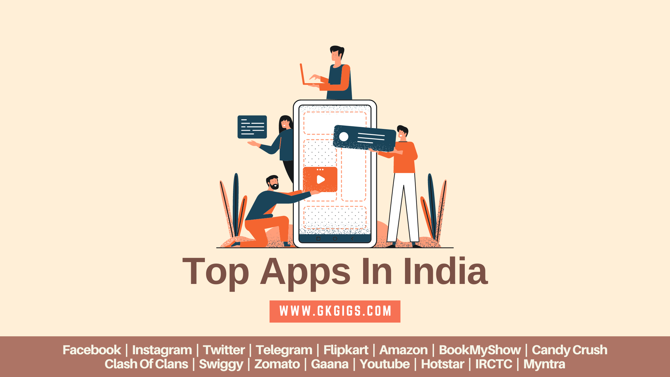 Top Used Apps In India + World With Their Developers (2025)