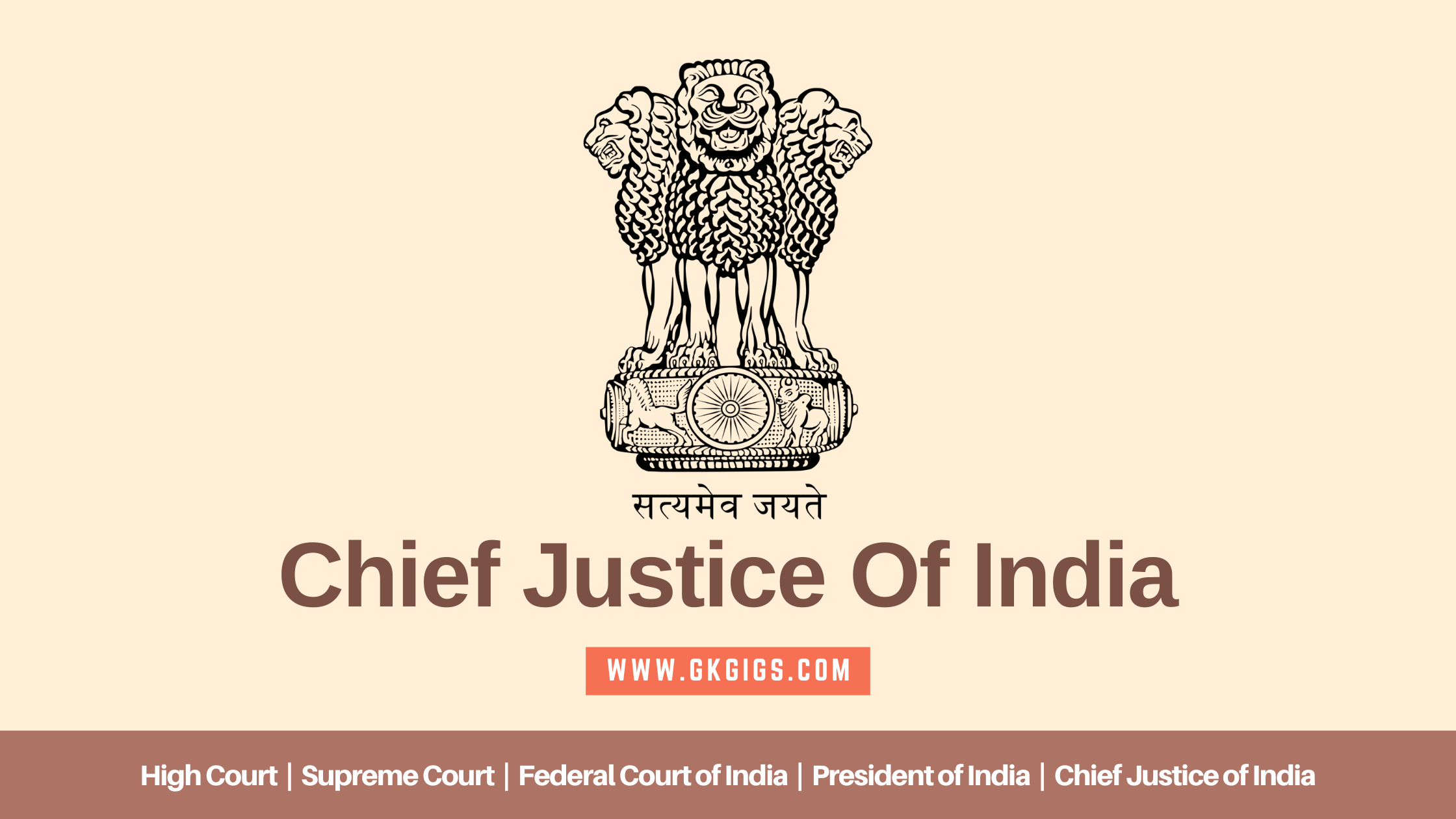 List Of Chief Justice Of India (2023 Updated) - GkGigs