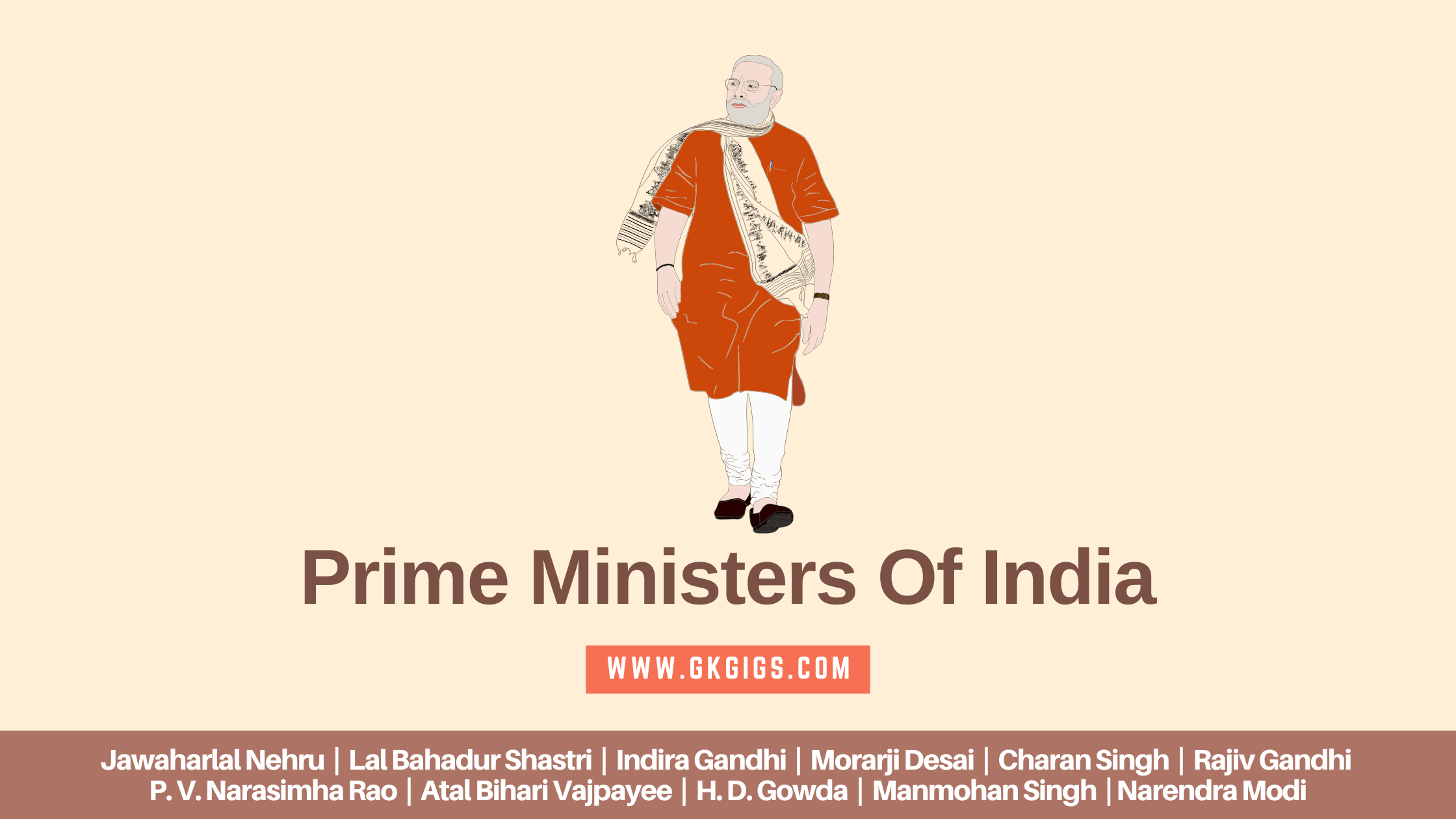 List Of All Prime Ministers Of India (1947 to 2023) - GkGigs
