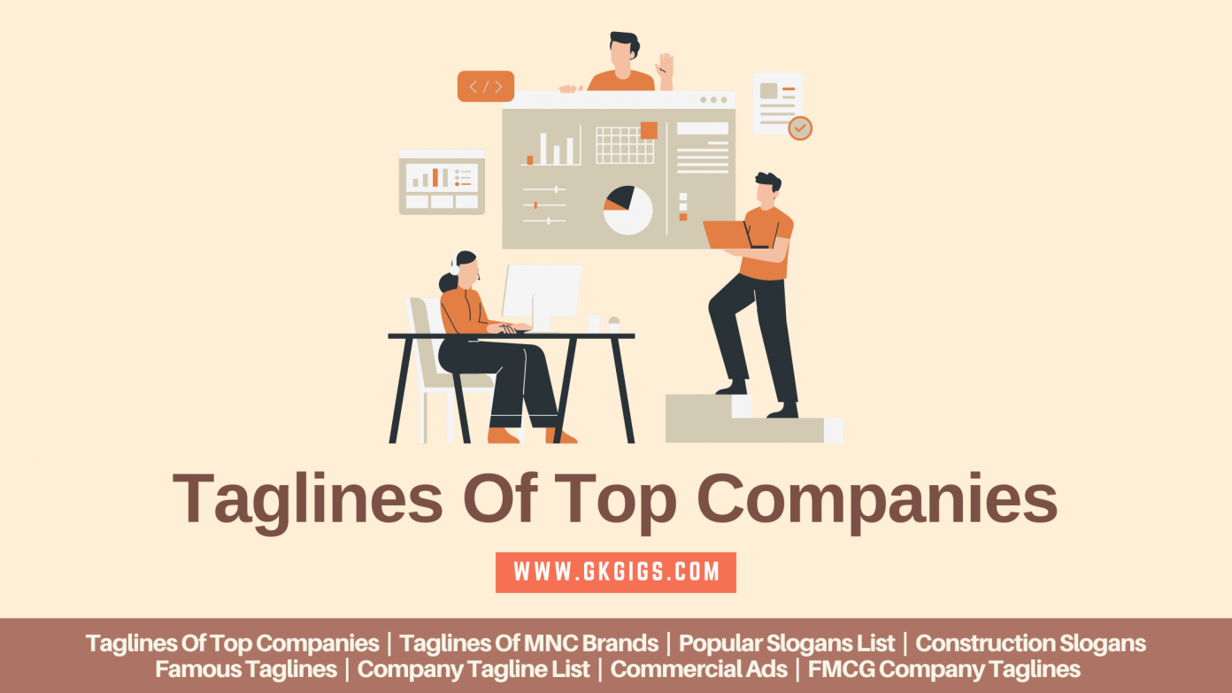 List Of 250+ Top Companies And Their Taglines & Slogans (2023)